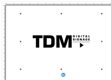 TDM4 - How to use rotation within the template editor – TDM Digital Signage