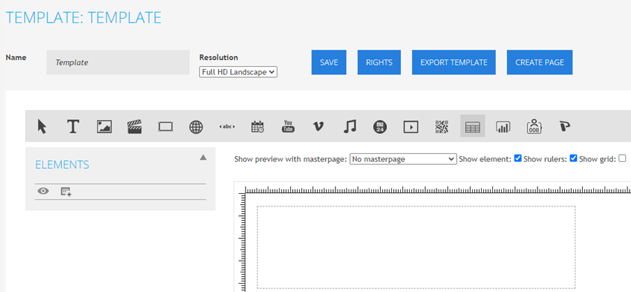 TDM4 - How To use the table element – TDM Digital Signage